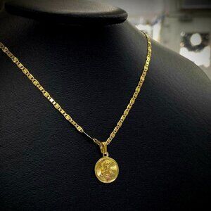 Prime Jewelry 269 | Jewelry | Round Small Jesus Pendant Necklace Link ...